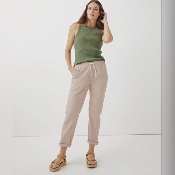 Pact | Pants & Jumpsuits | Nwt Pact Organic Cotton Daily Twill Roll Up ...